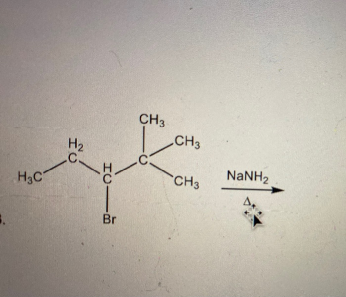 Solved H2 Br H₃C NaNH2 H2C-CECH CH3 CH3 H₂ C Нас 104 CH3 | Chegg.com