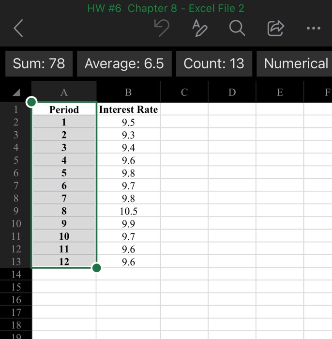 Solved Please Solve In Excel With Formulas Please Submit 2430