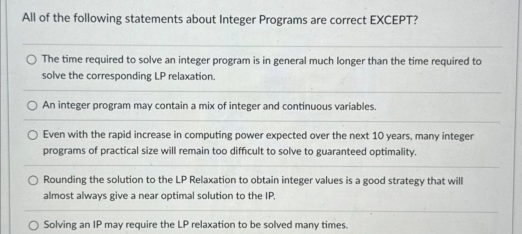 Solved All of the following statements about Integer | Chegg.com
