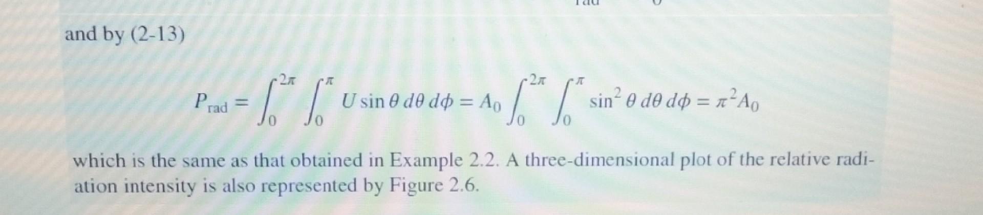 The radial component of the radiated power density of | Chegg.com