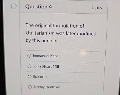 Solved Question 41 ﻿ptsThe original formulation of | Chegg.com