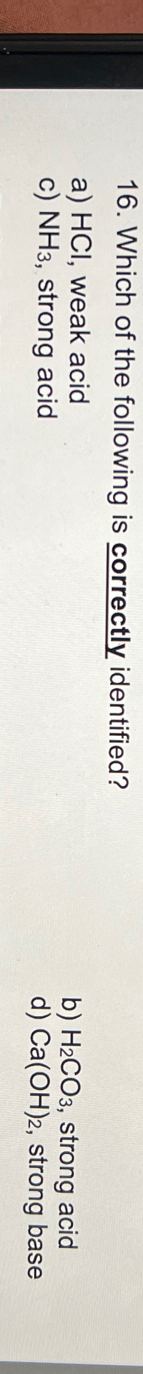 Solved Which of the following is correctly | Chegg.com