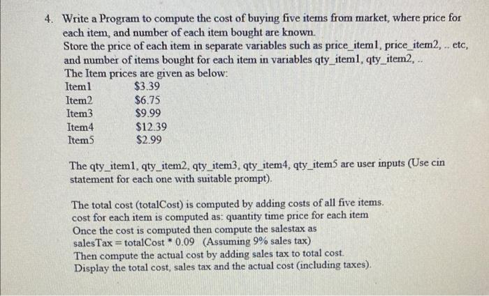Solved 3. Give single line C++ statement for each of the | Chegg.com