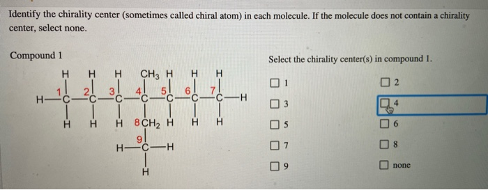 Solved Identify the chirality center (sometimes called | Chegg.com