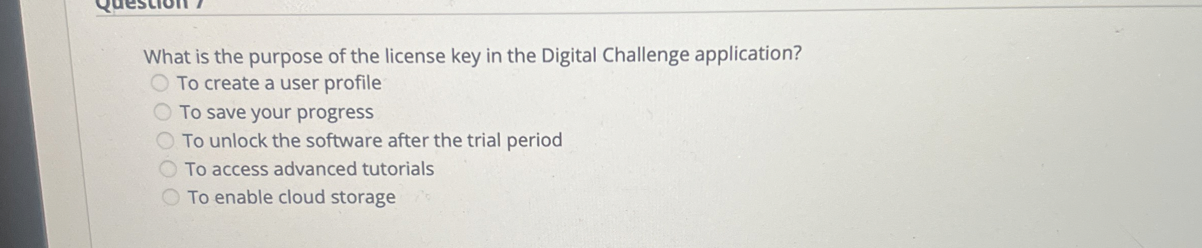 Solved What is the purpose of the license key in the Digital | Chegg.com