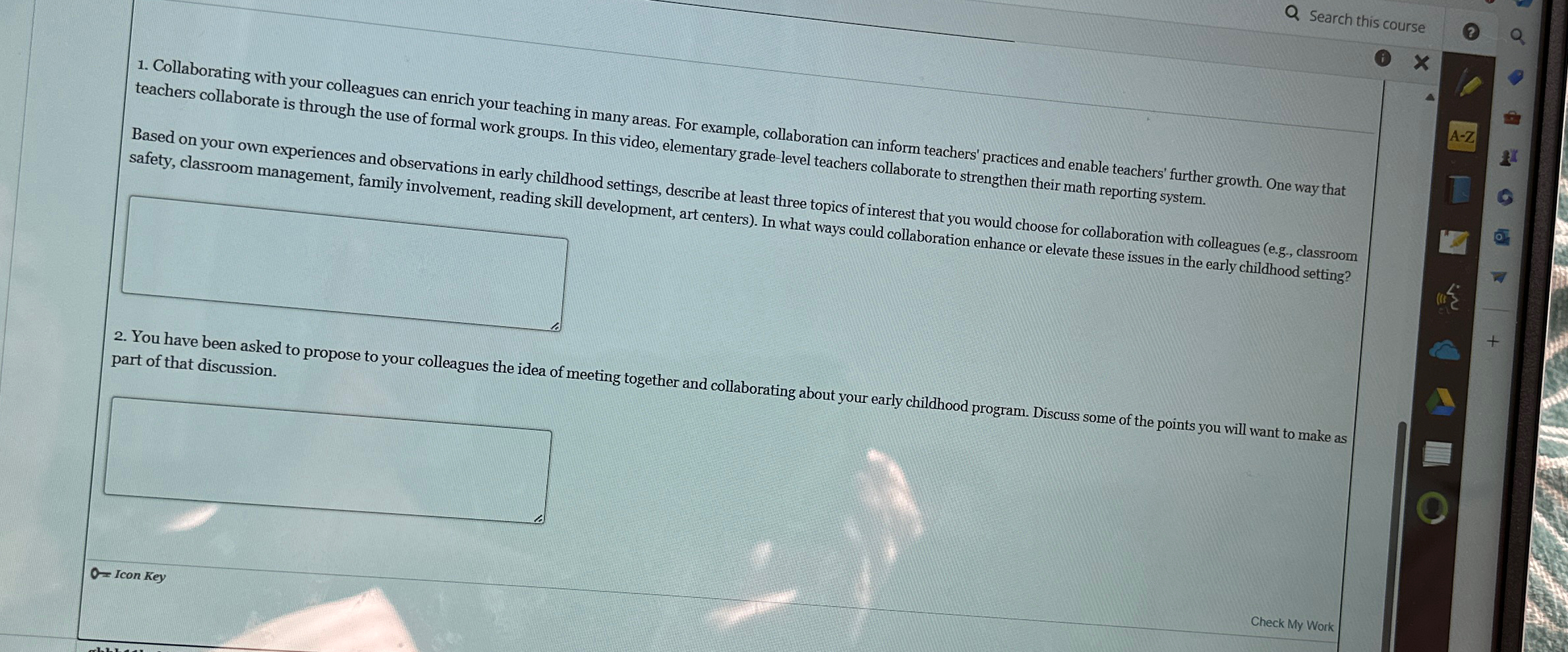 Solved Collaborating with your colleagues can enrich your | Chegg.com