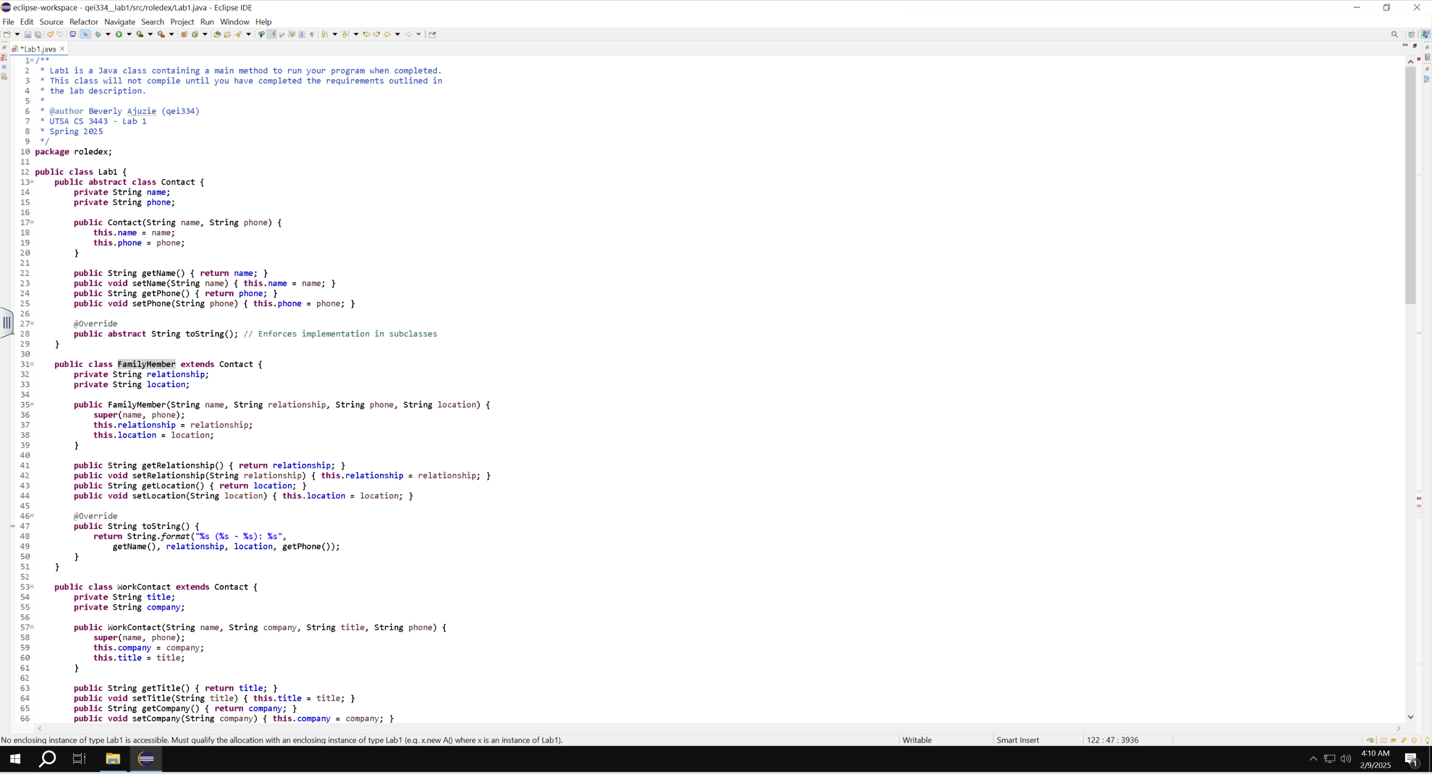 Solved Can someone help me figure out why I'm getting this | Chegg.com
