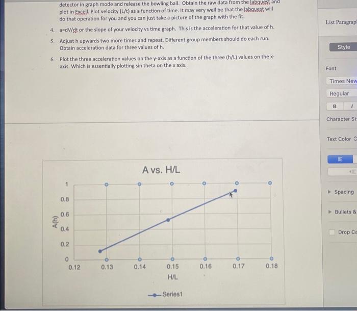 Solved Adjustable Inclined plane, bowling ball, Labguest | Chegg.com