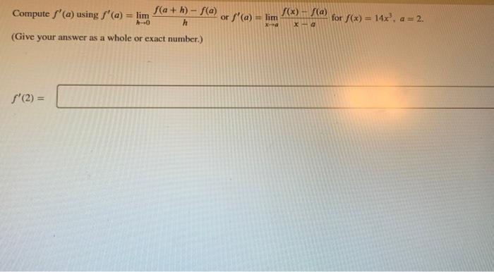 Solved Let F X 2x2−4x−1 The Secant Line Through 2 F 2