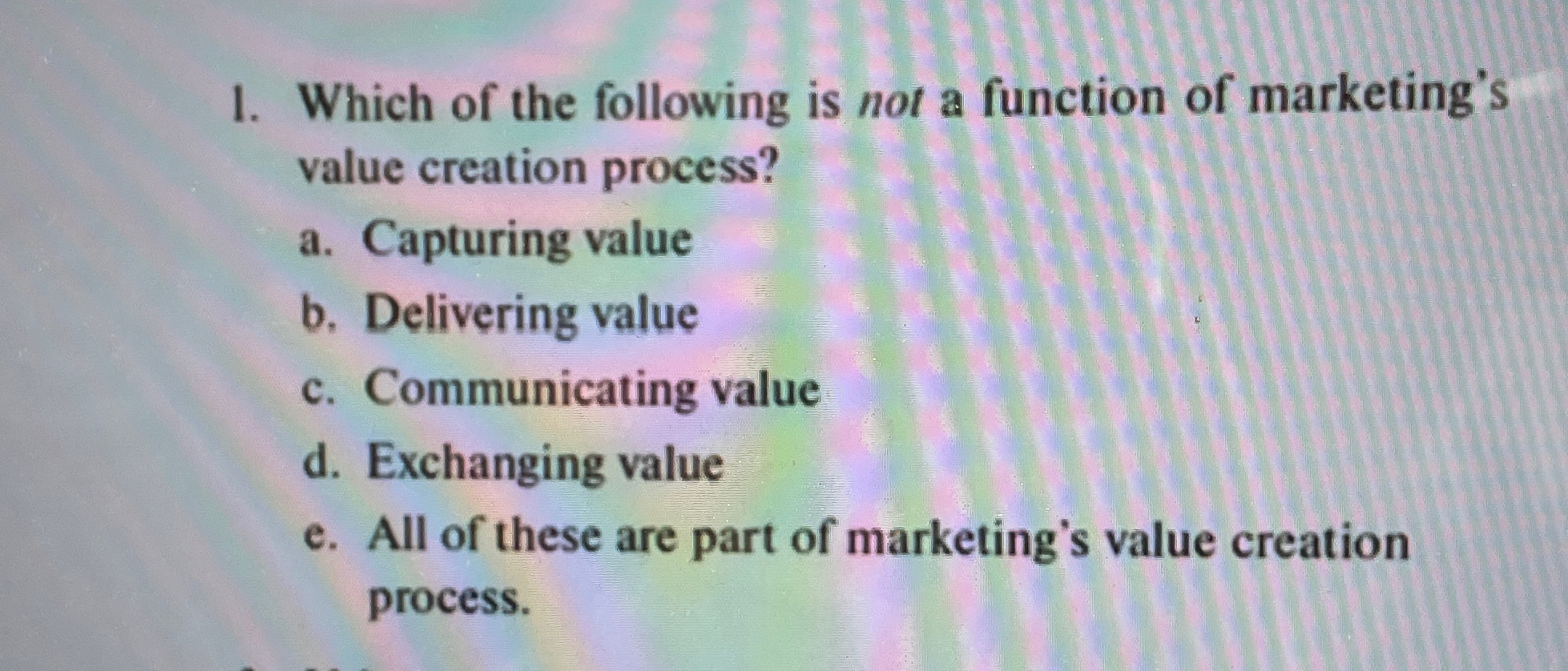 Solved Which of the following is not a function of | Chegg.com