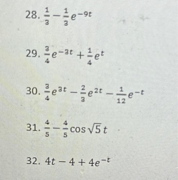 Solved Compute the inverse transforms of the following using | Chegg.com
