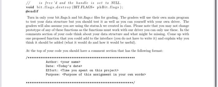 Solved to make an opaque object wrapper that allows for all | Chegg.com