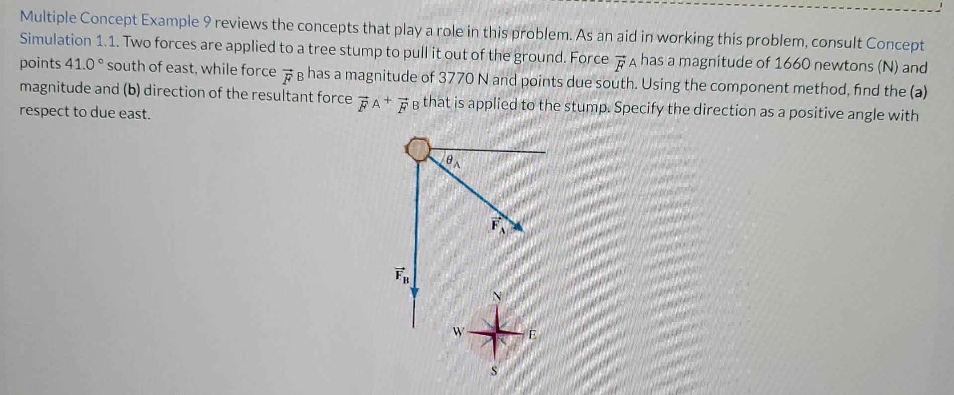 Solved Multiple Concept Example 9 reviews the concepts that | Chegg.com