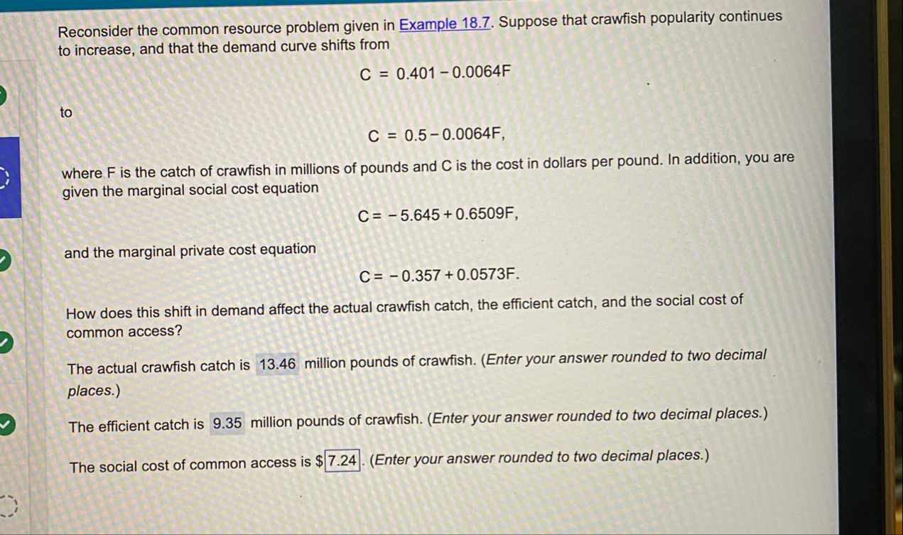 Solved Reconsider the common resource problem given in | Chegg.com
