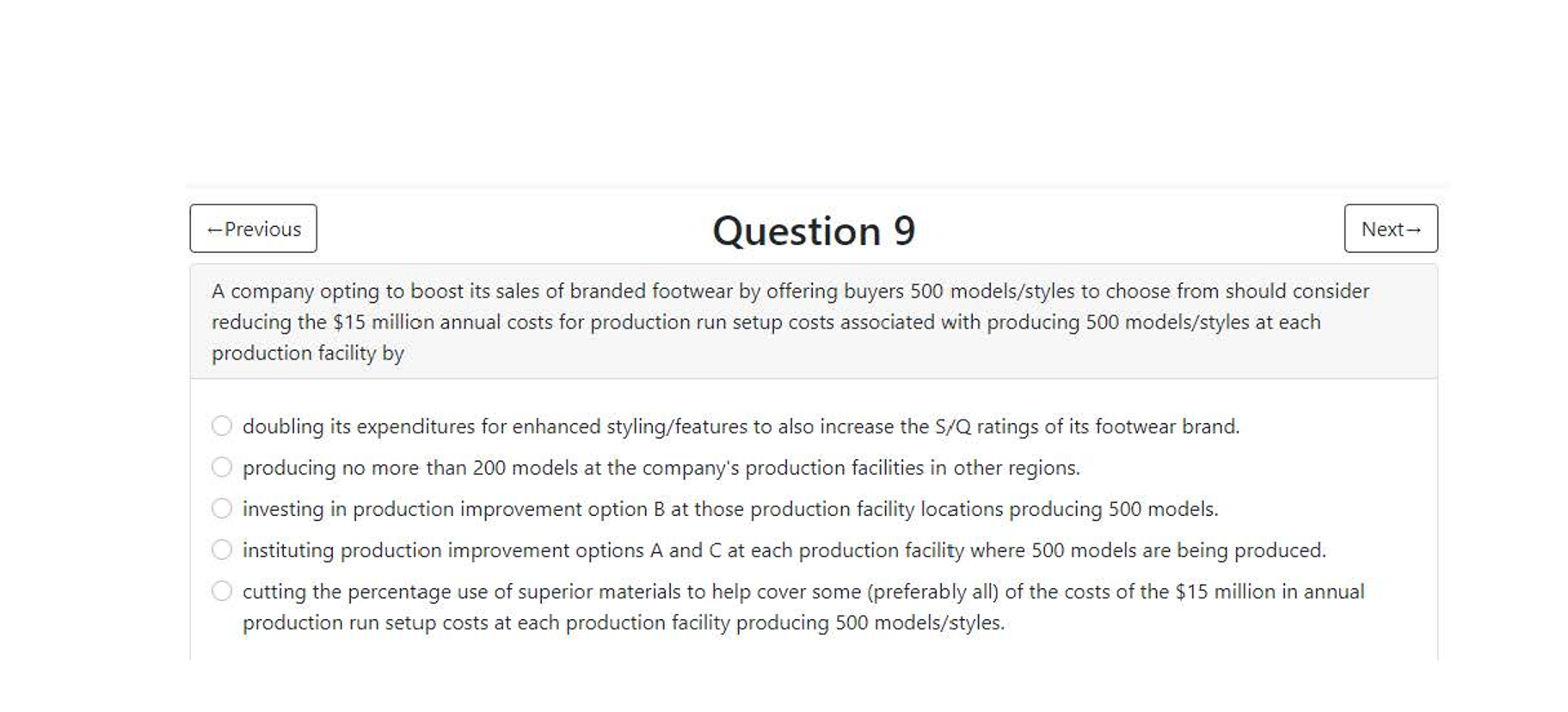 Solved Question 9A company opting to boost its sales of | Chegg.com