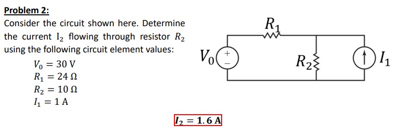 Solved Problem 2:Consider the circuit shown here. | Chegg.com