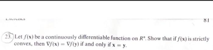 Solved 23. Let f(x) be a continuously differentiable | Chegg.com