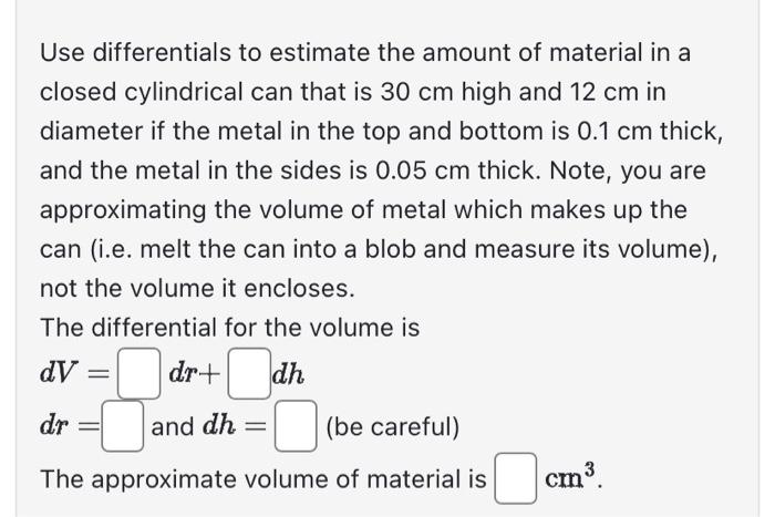 Solved Find the differential of the function w=xsin(4yz3) | Chegg.com