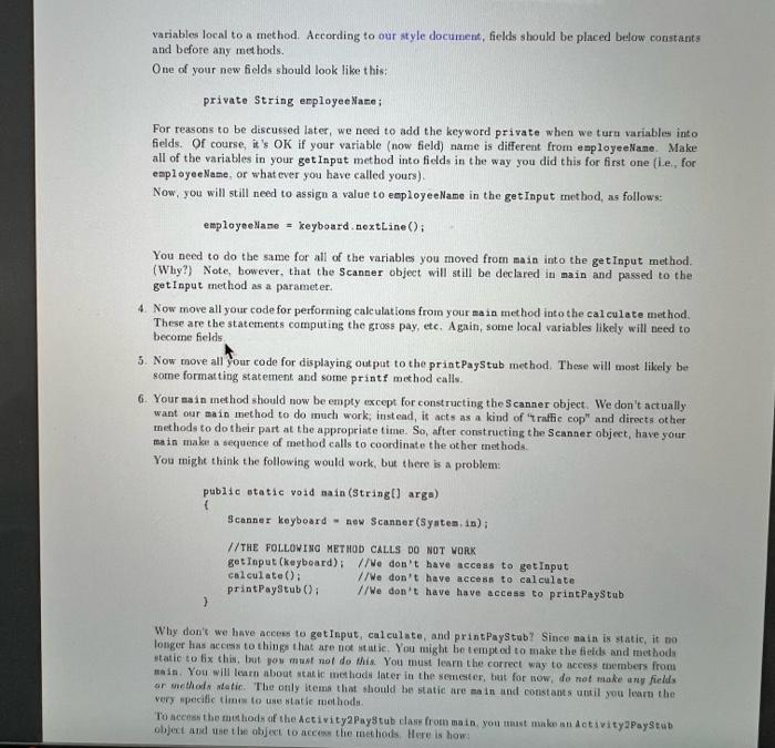 Solved 1. Open your Lab3 Blued project and copy your | Chegg.com