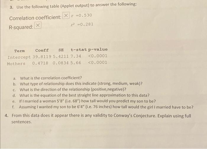 Solved Part 2: Conway's Conjecture You recall that being a | Chegg.com