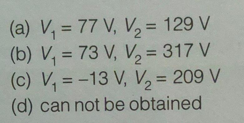 Solved In the circuit shown below, voltage V1 and V2 are(a) | Chegg.com