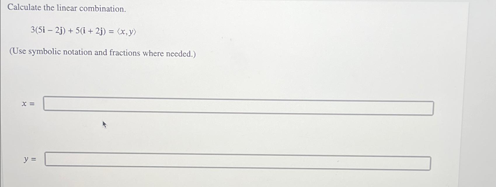 Solved Calculate the linear | Chegg.com