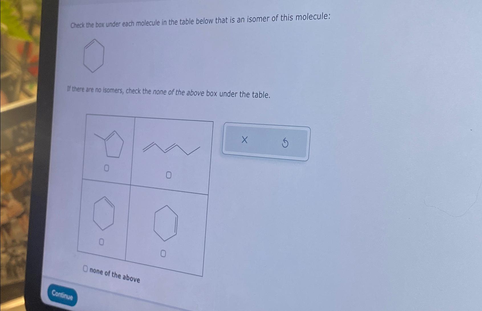 Solved Check the box under each molecule in the table below | Chegg.com