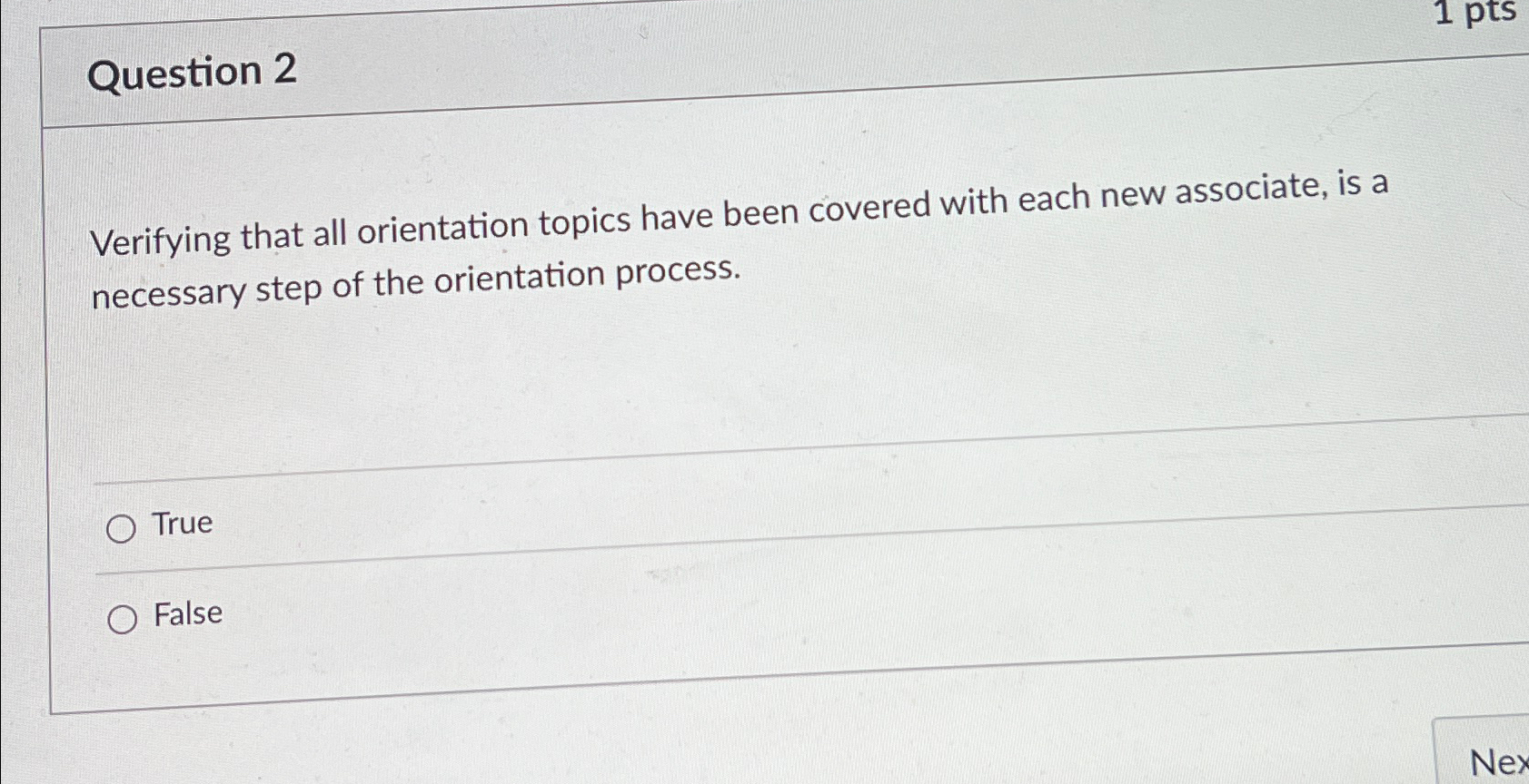 Solved Question 2Verifying that all orientation topics have | Chegg.com
