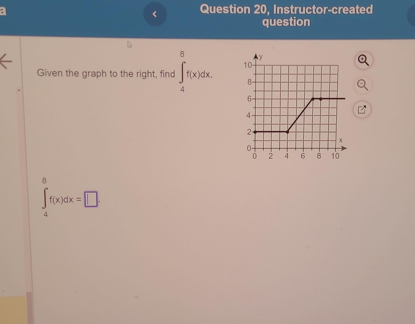 Solved Given the graph to the right, find ∫48f(x)dx. | Chegg.com
