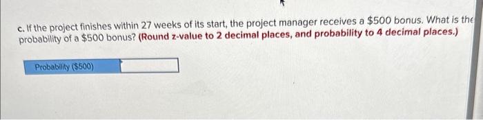 Solved A project manager has compiled a list of major | Chegg.com
