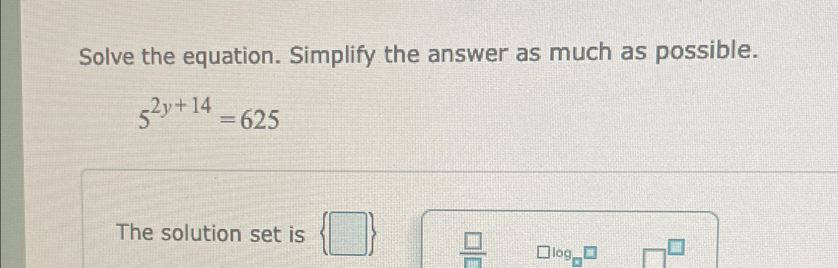 Solved Solve the equation. Simplify the answer as much as | Chegg.com