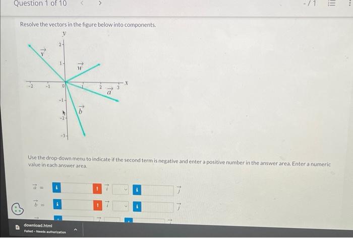 Solved Resolve the vectors in the figure below into | Chegg.com