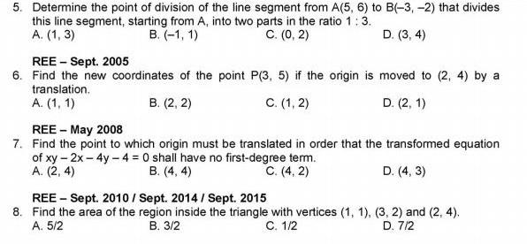 Solved 5. Determine the point of division of the line | Chegg.com