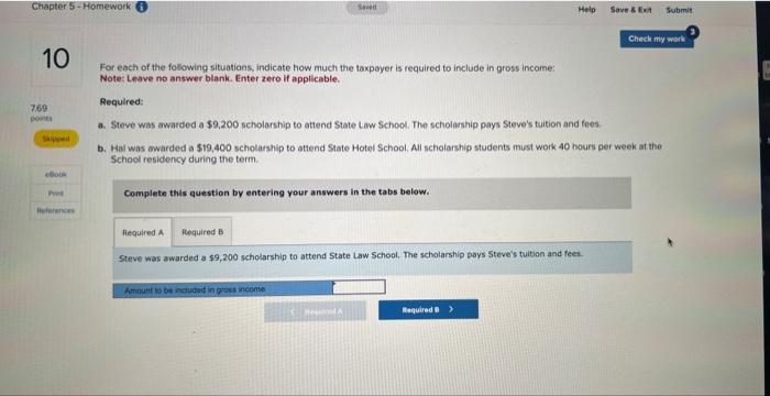 Solved For eoch of the following situations, indicate how | Chegg.com