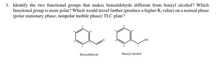 Solved 1. Identify the two functional groups that makes | Chegg.com