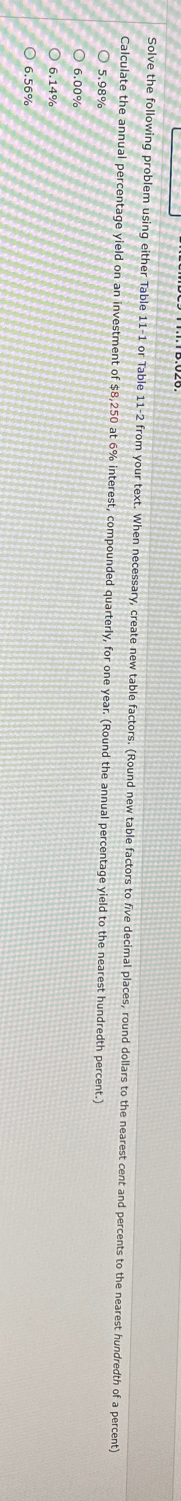 Solved Calculate the annual percentage yield on an | Chegg.com