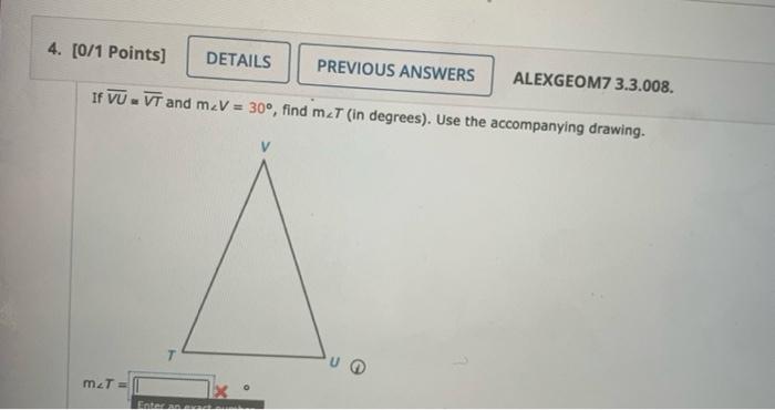 Solved 4. [0/1 Points) DETAILS PREVIOUS ANSWERS ALEXGEOM7 | Chegg.com Solved 4. [0/1 Points) DETAILS PREVIOUS ANSWERS ALEXGEOM7 | Chegg.com