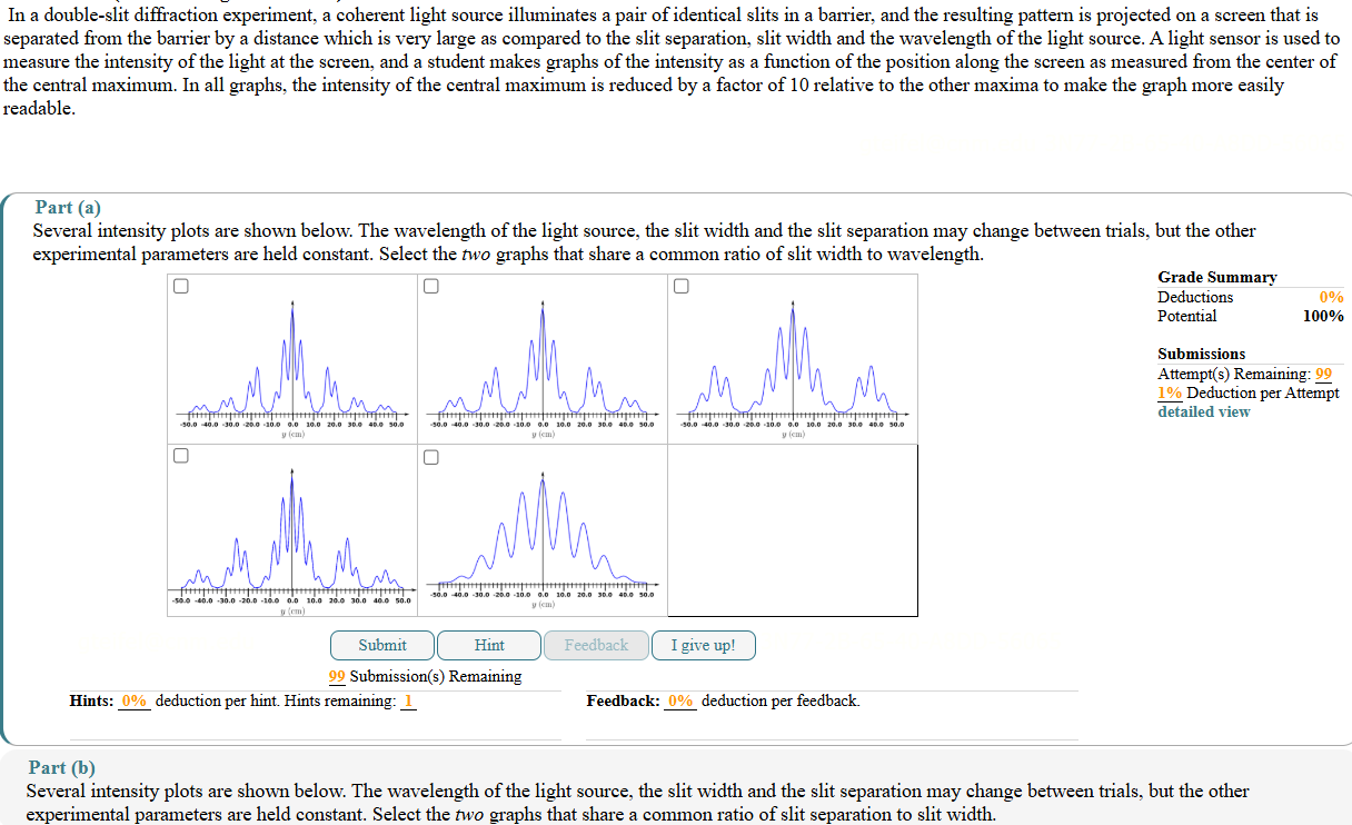 Solved In a double-slit diffraction experiment, a coherent | Chegg.com