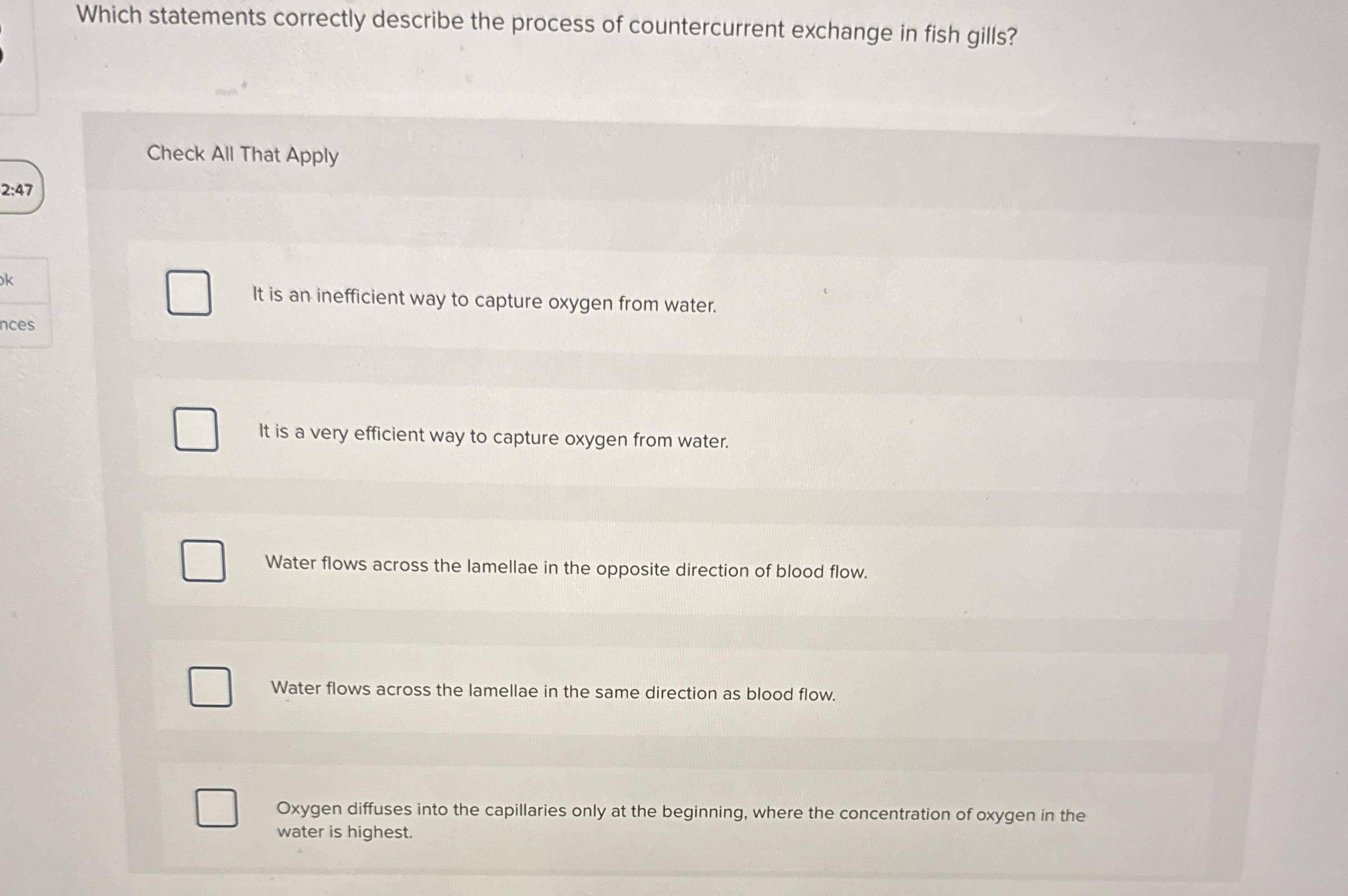 Solved Which statements correctly describe the process of | Chegg.com