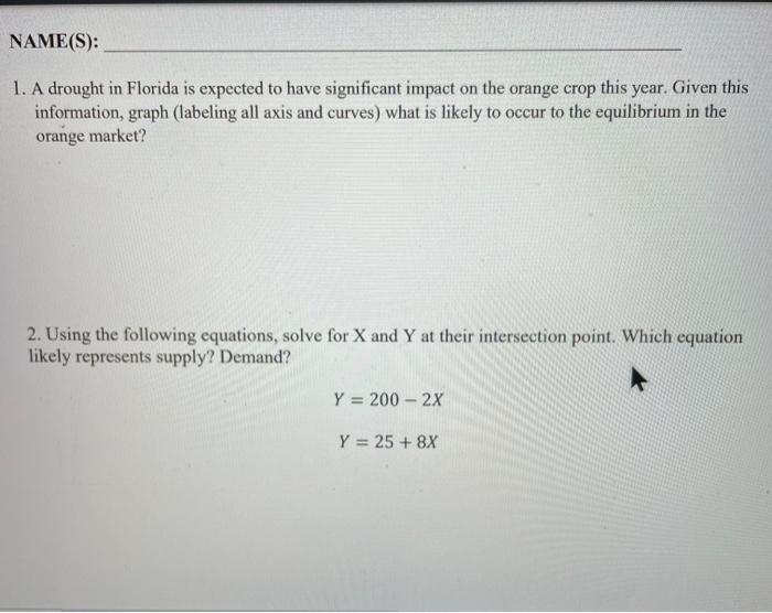 Solved 5. According to the graph below, what is equilibrium | Chegg.com