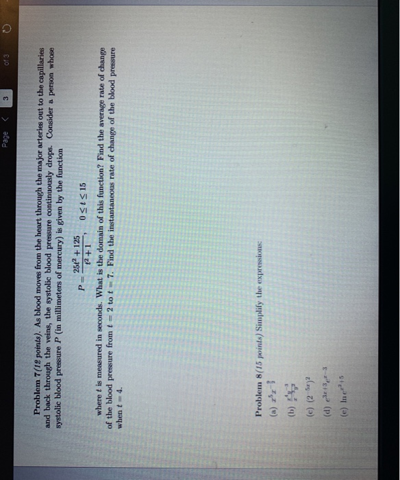 Solved (Math 26A Calculus I) Can you please show full work | Chegg.com