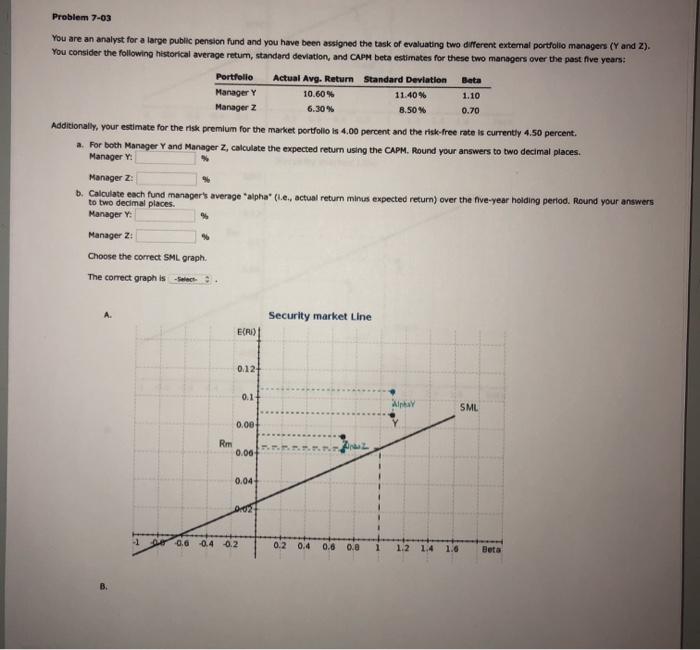 Solved Problem 7-03 You are an analyst for a large public | Chegg.com
