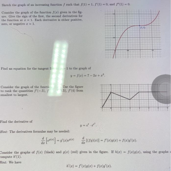 Solved Sketch the graph of an increasing function such that | Chegg.com