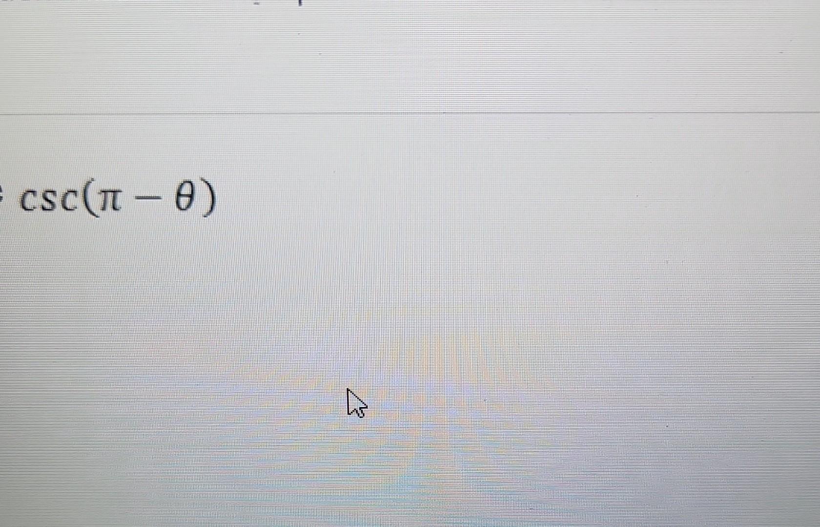 csc(π−θ)Si cot(α)=125,π