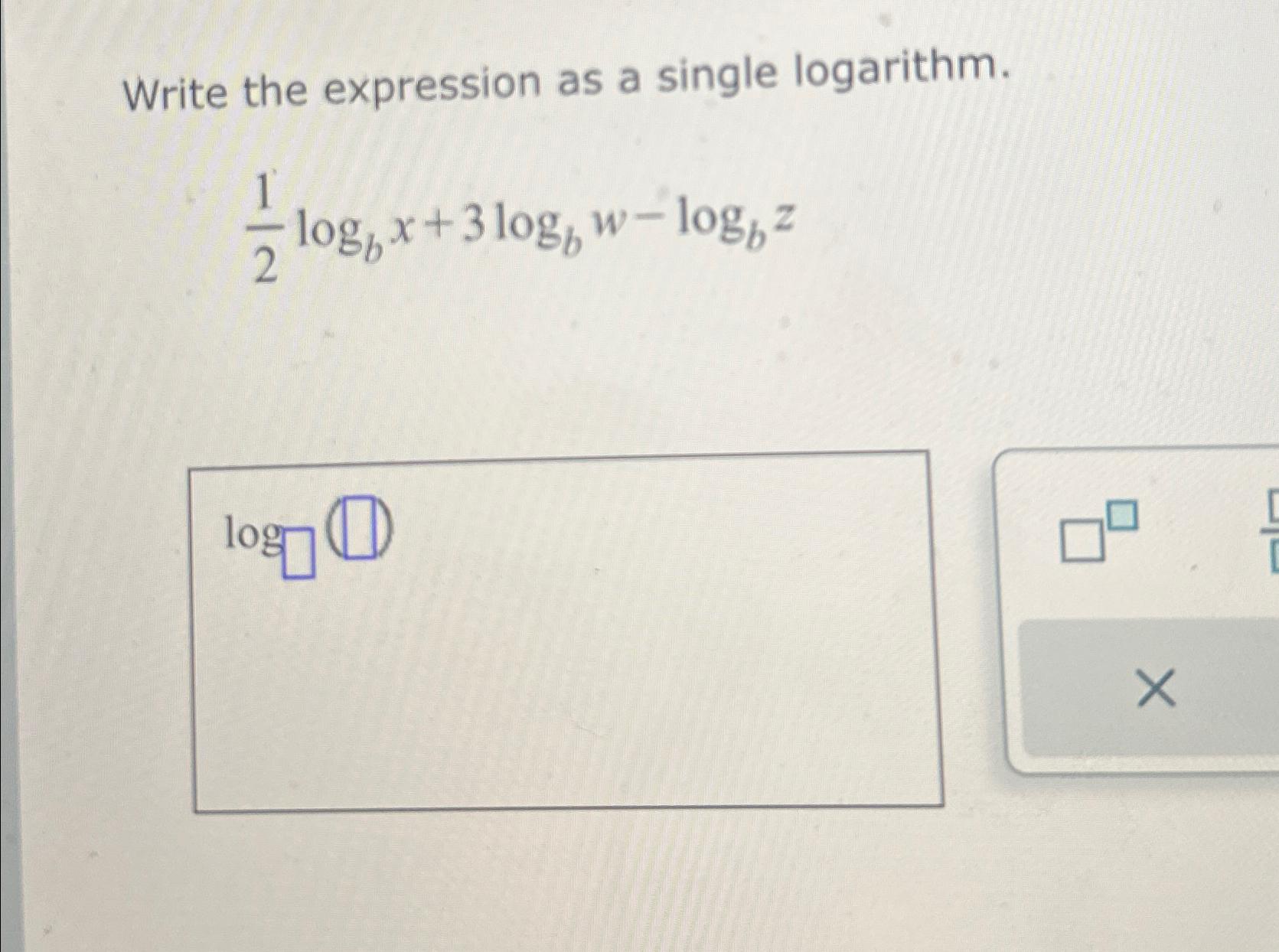Solved Write the expression as a single | Chegg.com