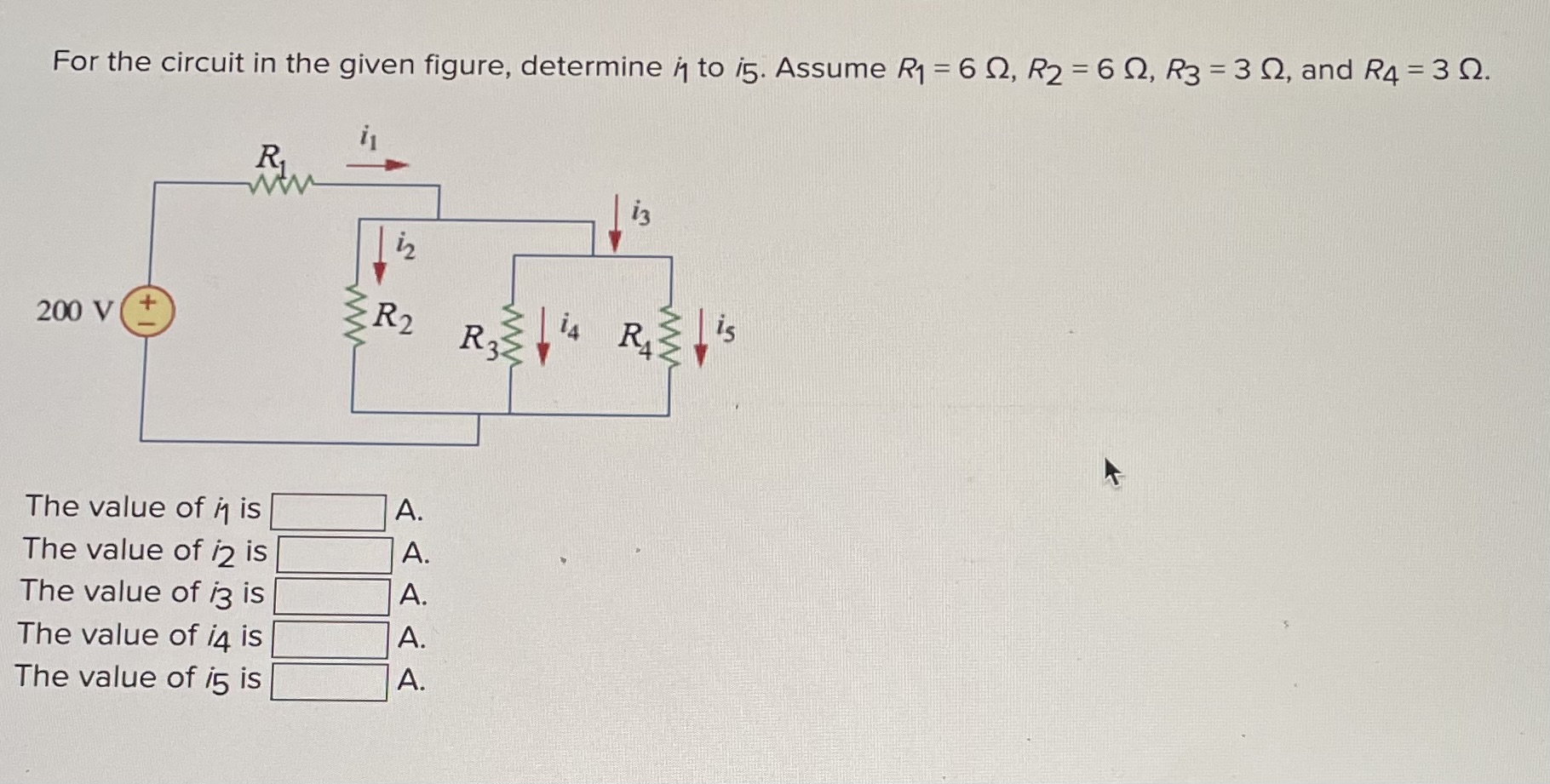 Solved For the circuit in the given figure, determine 4 ﻿to | Chegg.com