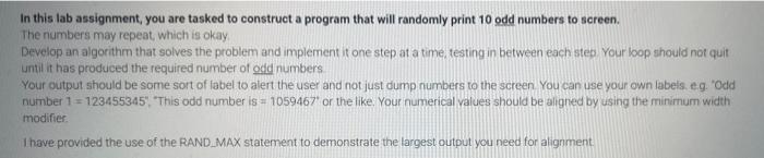 Solved In this lab assignment, you are tasked to construct a | Chegg.com