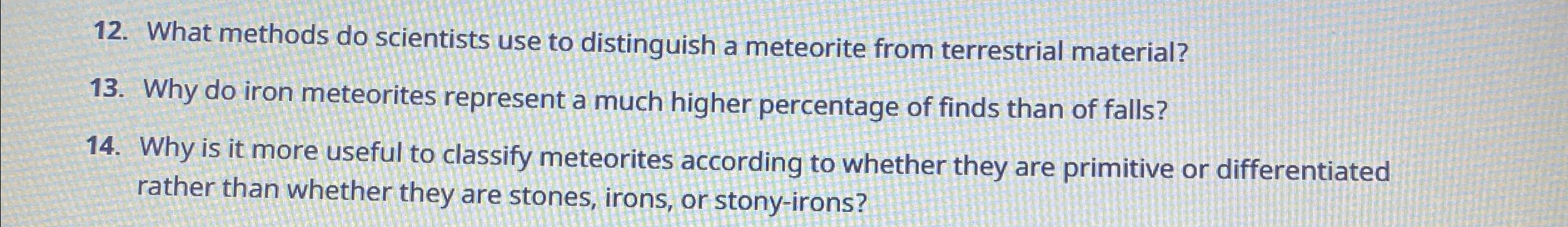 Solved What methods do scientists use to distinguish a | Chegg.com