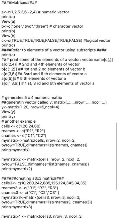 Solved #####Keyboard Input#### # create a data frame from | Chegg.com