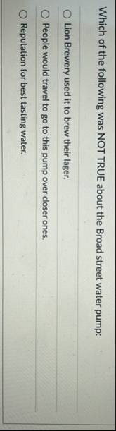 Solved Which of the following was NOT TRUE about the Broad | Chegg.com